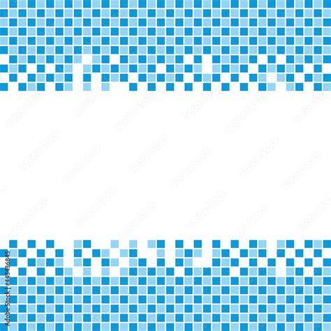 Blue Mosaic Background With Space Text Vector Backdrop Stock Vector