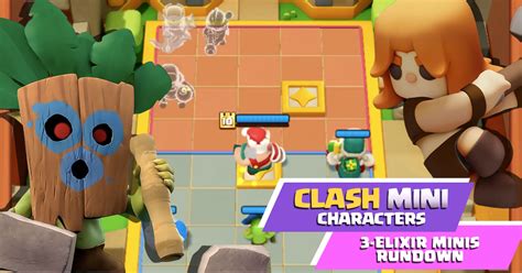 Clash Mini Characters 3 Elixir Minis Rundown