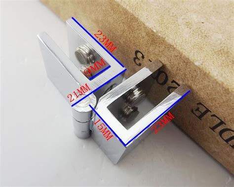 Solid Brass Glass Door Hinge Stock 90 Degrees Ope Vicedeal