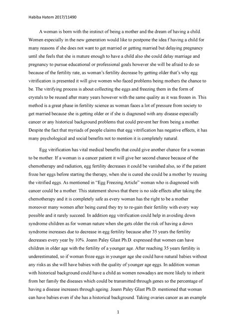 Essay Assignment Freshman Miu Studocu