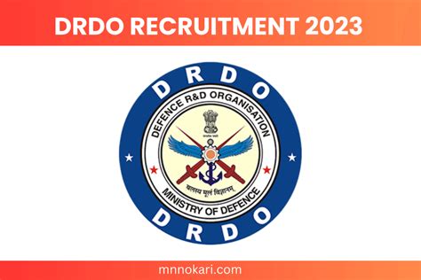 Drdo Recruitment 2023 जाणून घ्या पात्रता पगार सविस्तर अर्ज प्रक्रिया