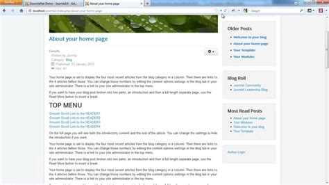 2jscrollto Smooth Scroll Effect Youtube