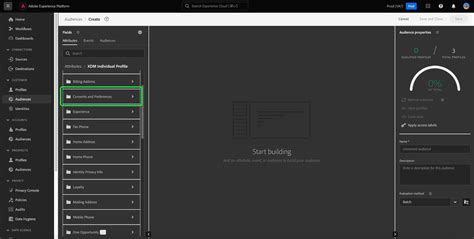 同意分析和追蹤 Adobe Experience Platform