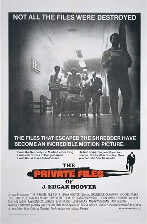 The Private Files Of J Edgar Hoover Film 1977 Allociné