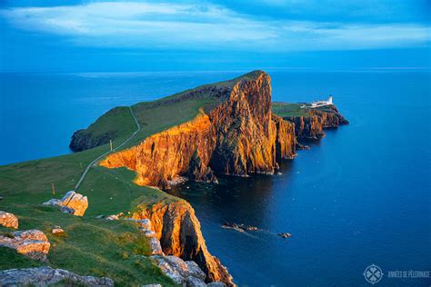 Neist Point Lighthouse In Isle Of Skye Scotland Great Britain Scotland