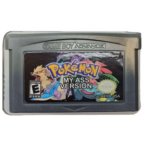 Pokémon My Ass Version Rom Hack For Gba Hilarious Pokémon Adventure
