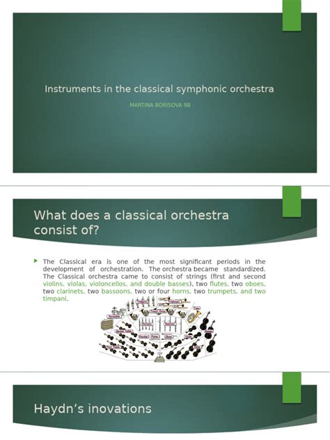 Instruments In The Classical Symphonic Orchestra Pdf