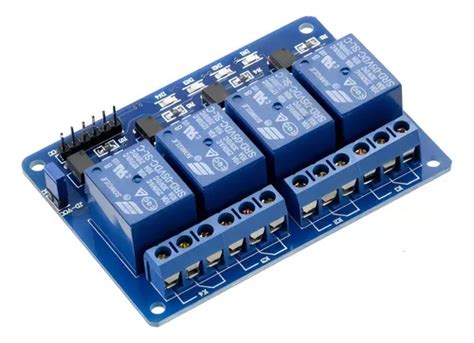 Módulo Relé 5v 4 Canal Optoacoplado Relevador 5 Volts Mercadolibre