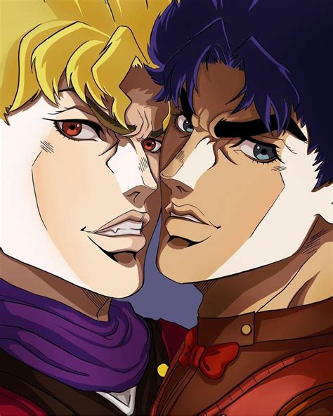 Jonathan And Dio La Extraña Aventura De Jojo Personajes De Anime