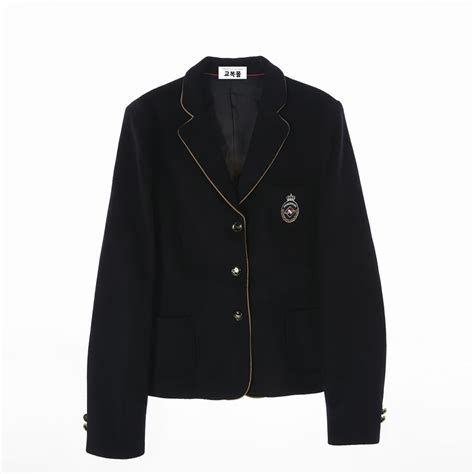 교복몰 아울렛 블랙 여자 자켓 청량 고 교복 교 고등 학교 브랜드 중 학생 졸업 사진 쇼핑몰