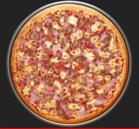 Pizza Hut Meat Lovers Pizza With Pepperoni And Sausage