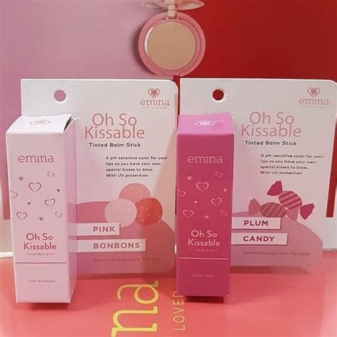 Jual Emina Oh So Kissable Tinted Lip Balm Shopee Indonesia