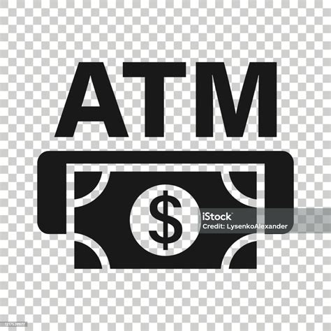 貨幣 Atm 圖示在平面樣式在白色隔離背景上交換現金向量插圖鈔票業務概念向量圖形及更多交換圖片 交換 付錢 儲蓄 Istock
