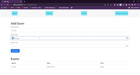 Make A Custom Exam Scheduler To Simplify Your Exam Management By