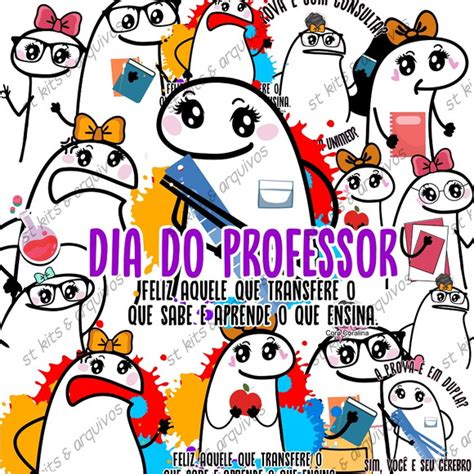 Combo Dia Dos Professores Florks Artes Canecas Elo7