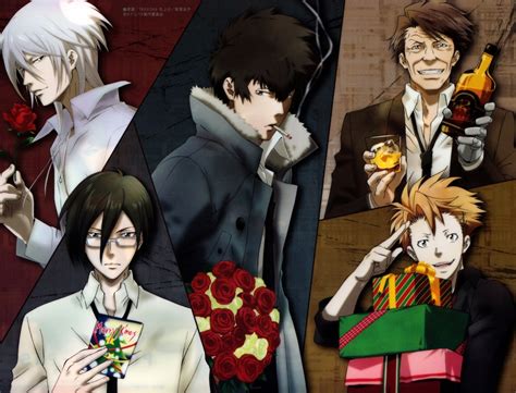 Psycho Pass サイコパス【狡噛慎也宜野座伸元槙島聖護縢秀星征陸智己】 壁紙