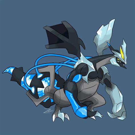 Kyurem And Black Kyurem Pokemon Drawn By Zeefster Danbooru