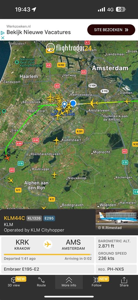 Random Go Around Just Happend Ams R Flightradar24
