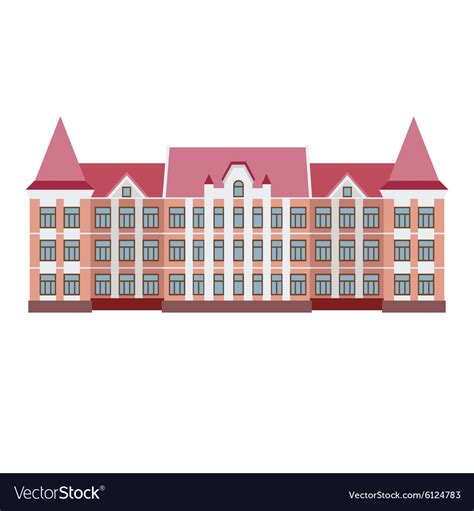 Modern Building Royalty Free Vector Image VectorStock