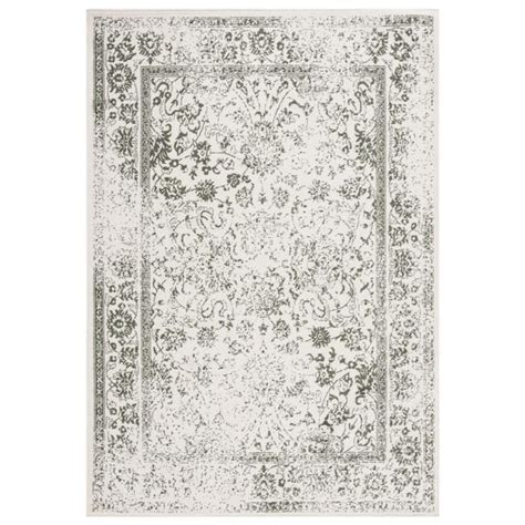 Safavieh Adirondack Ivorydark Green 9 Ft X 12 Ft Border Distressed