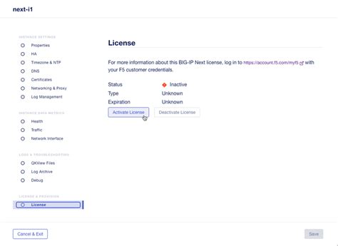 Getting Started With Big Ip Next Licensing Instances In Central
