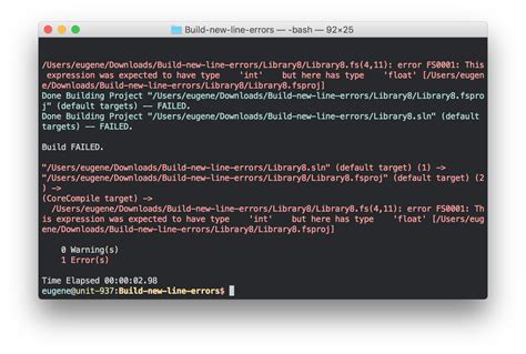 Wrong Error Line Separators In Console Build · Issue 4516 · Dotnetfsharp · Github