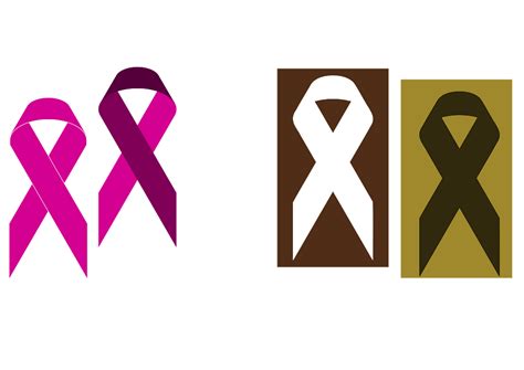 Pink Ribbon Collection Public Domain Vectors