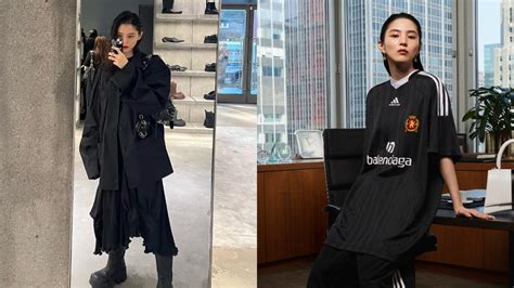 Balenciaga X Adidas聯名系列：韓韶禧首登形象大片，韓國最適合巴黎世家的清冷系酷跩女星 Vogue Taiwan