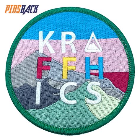 Custom Fabric Embroidered Patch Badges High Quality