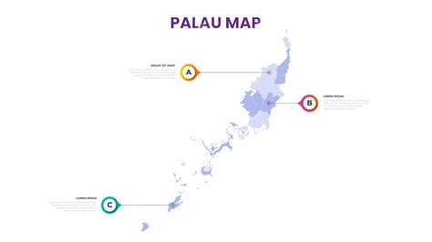 Premium Vector A Map Of The Palau Palau Infographic Vector
