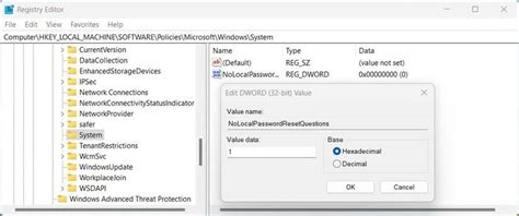 How To Disable Local Account Security Questions On Windows 11