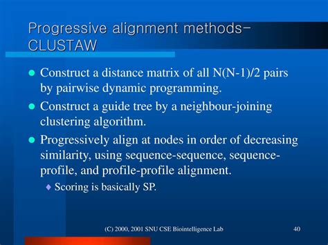 Chapter 6 Multiple Sequence Alignment Methods Ppt Download