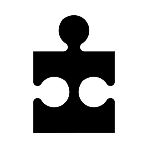 Premium Vector Puzzle Icon In Trendy Flat Style Design Vector Graphic