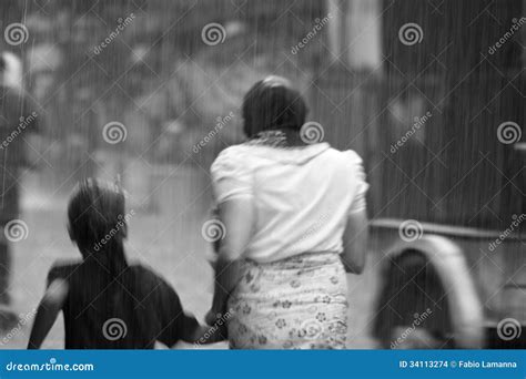 Heavy Rain In Mae Sod Northern Thailand Editorial Stock Image Image
