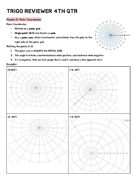 Trigo Pdf Logarithm Cartesian Coordinate System