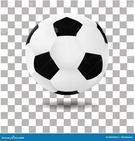 Vector Realistic Illustration Of Football Soccer Ball Stock Vector