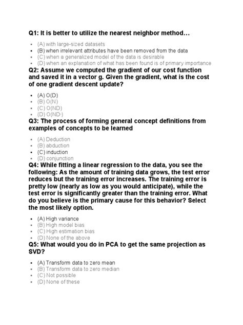 Ml 4 Pdf Errors And Residuals Least Squares