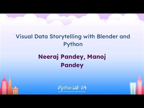 PyVideo Org Visual Data Storytelling With Blender And Python