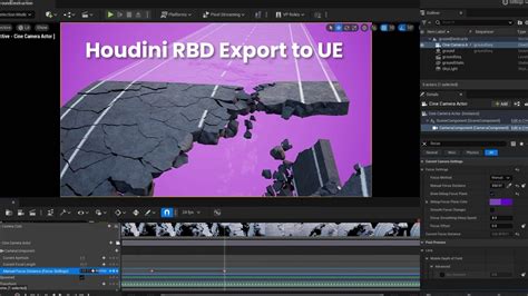Export Houdini Rbd Simulations To Unreal Engine Hiral Joraval Posted
