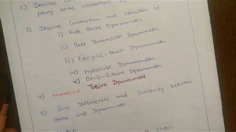 Important Theory Questions For Theory Of Machines Gtu 5 Sem Youtube