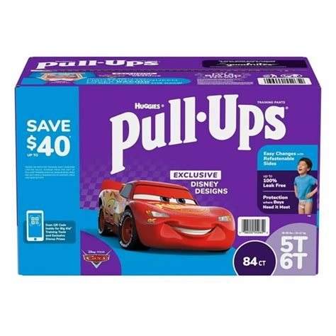 Huggies Pull Ups Plus Training Pants Unisex Size 4t 5t 38 50 Lbs