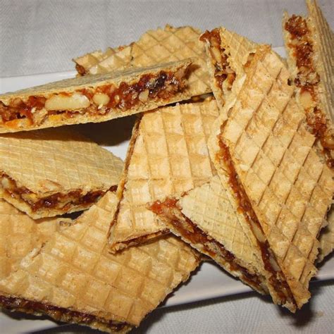 Вафлички с орехи и карамел Recipe Bulgarian Recipes Cooking Recipes Recipes