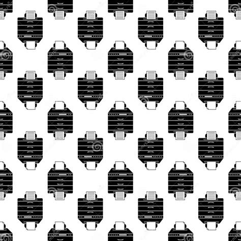 Multifunction Printer Pattern Seamless Vector Stock Vector Illustration Of Seamless