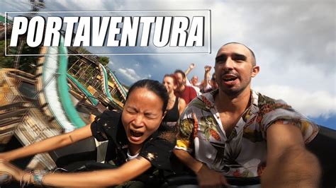 PORTAVENTURA el MEJOR PARQUE de ATRACCIONES de ESPAÑA ATRACCIONES