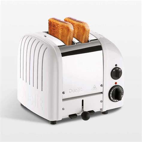 Dualit Newgen White 2 Slice Toaster Crate And Barrel