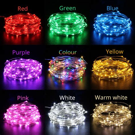 10M 5M 3M 2M Rainbow Color Led Strip Lights For Room Fairy Lights