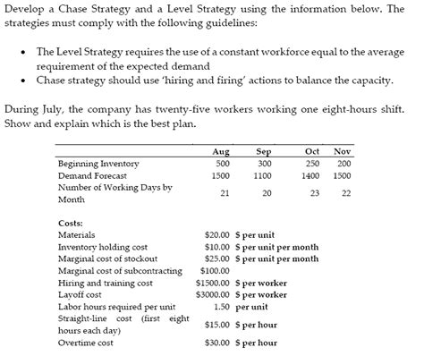【印刷可能】 Level Capacity Strategy Vs Chase Demand Strategy 640991 Level Vs