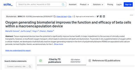 Oxygen Generating Biomaterial Improves The Function And Efficacy Of Oxygen Generating Biomaterial Improves The Function And Efficacy Of