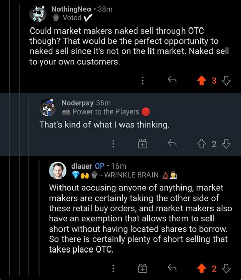 Dave On Naked Selling In OTC R Superstonk