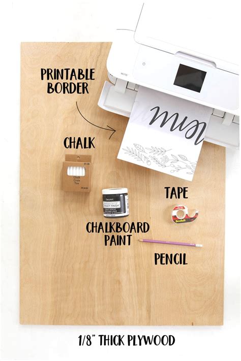 Diy Perfect Chalkboard Lettering Damask Love